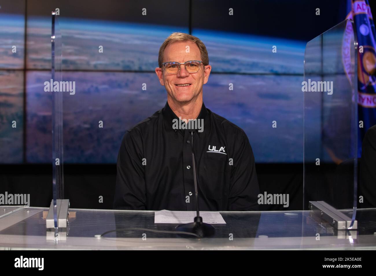 A prelaunch news conference for the National Oceanic and Atmospheric ...