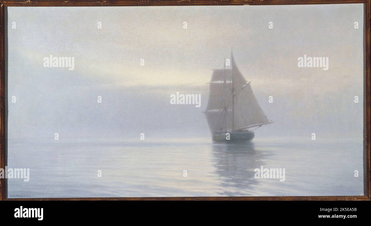 The Alda in a calm grey symphony, 1903 Stock Photo - Alamy
