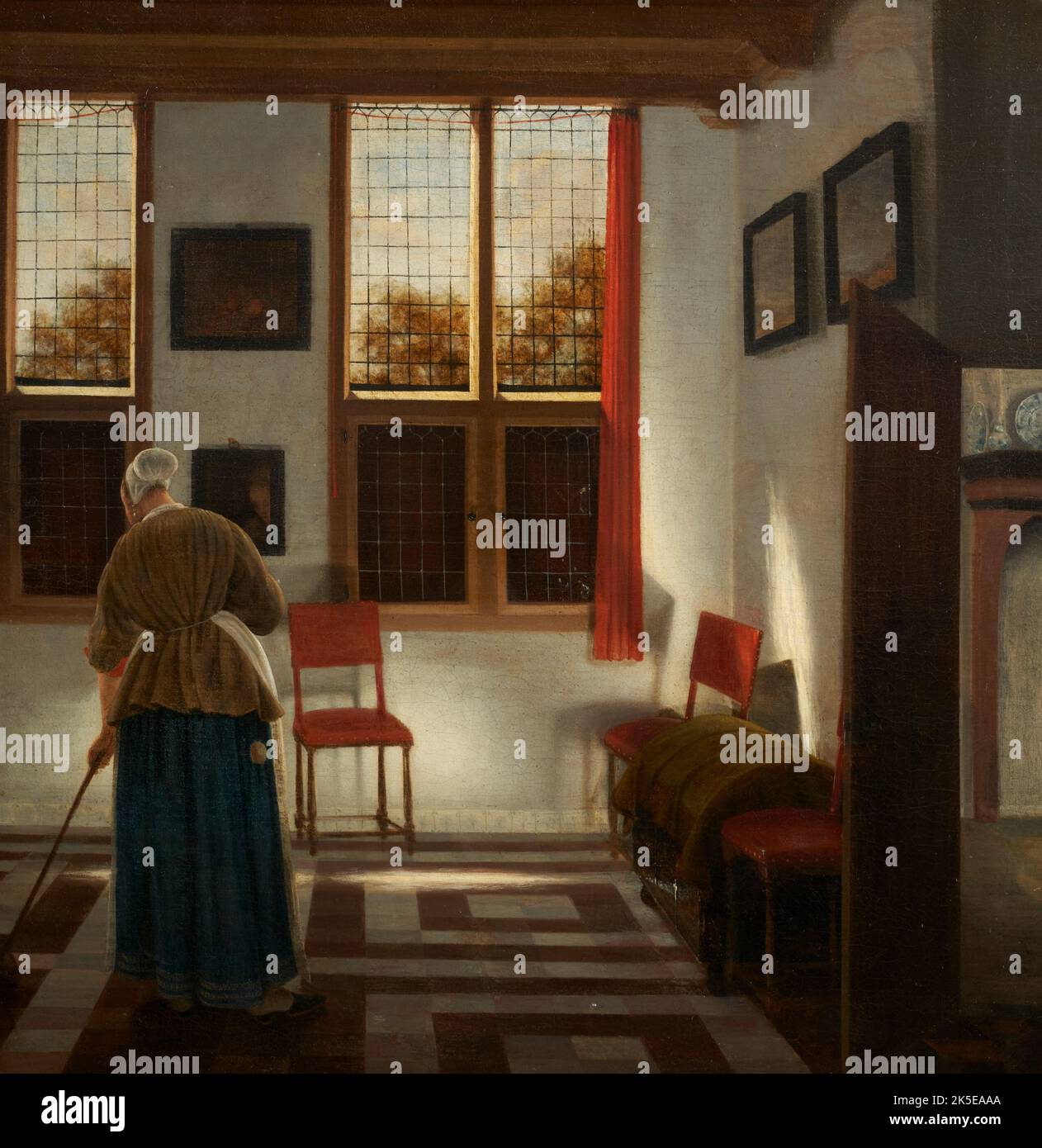 The sweeper, c.1670 Stock Photo - Alamy