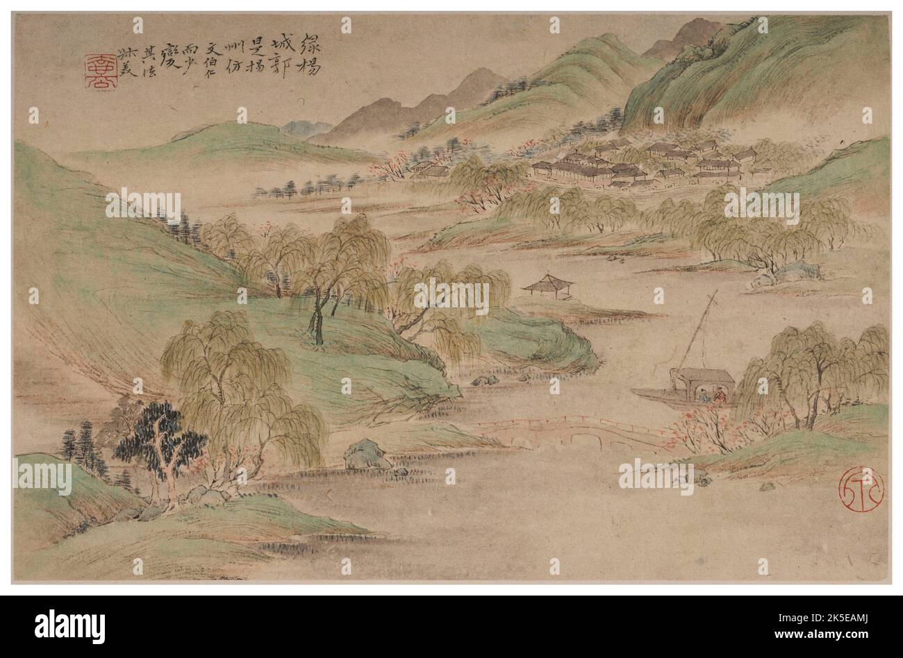Scenic 19th century landscape Cut Out Stock Images & Pictures - Alamy