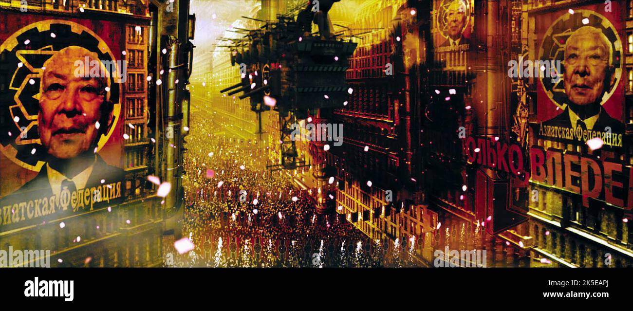 CITY MILITARY PARADE SCENE, CASSHERN, 2004 Stock Photo - Alamy