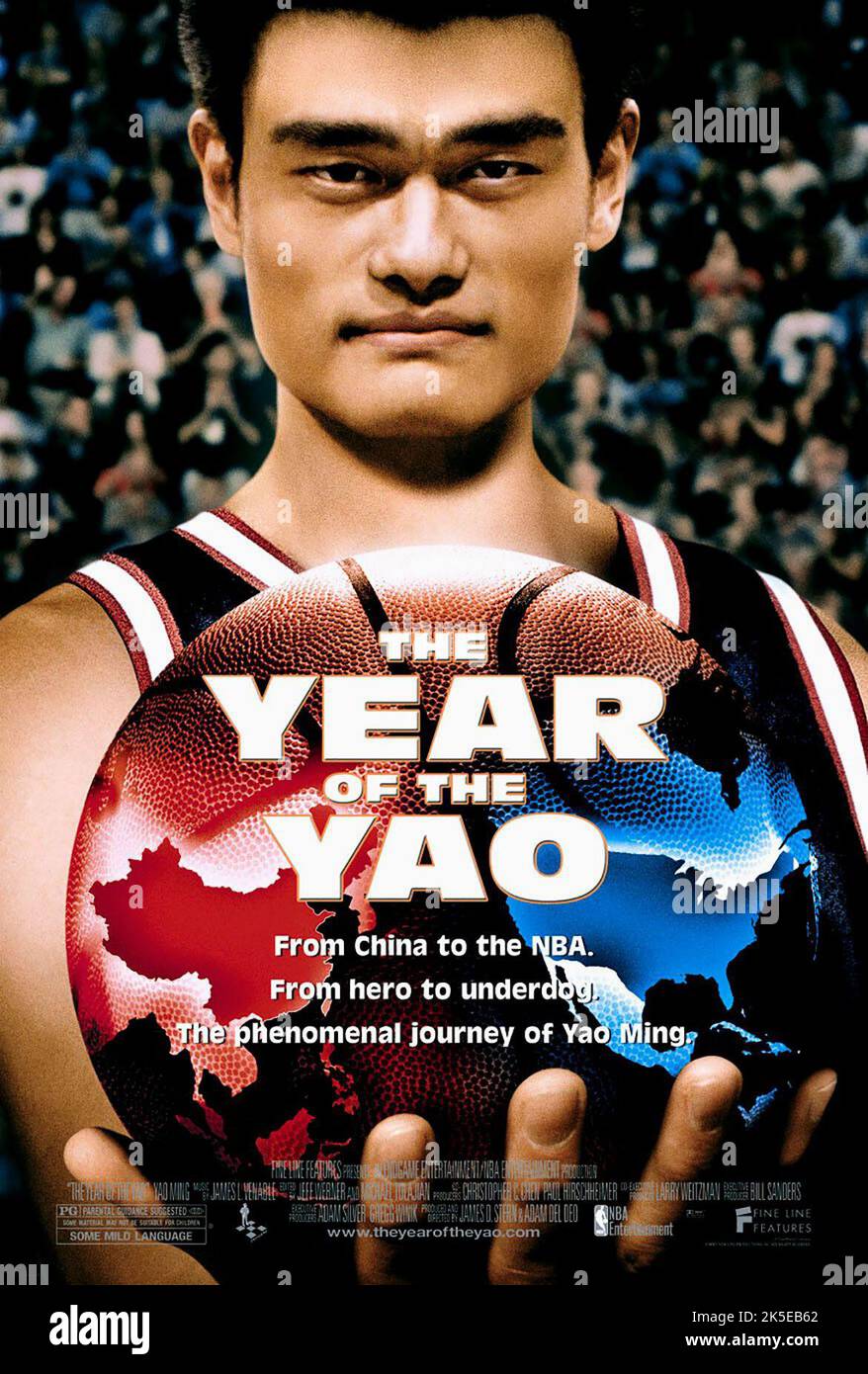YAO MING POSTER, THE YEAR OF THE YAO, 2004 Stock Photo - Alamy