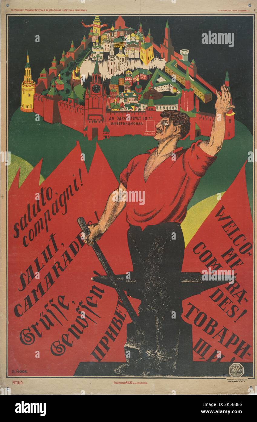 1920s communist propaganda poster hi-res stock photography and images ...