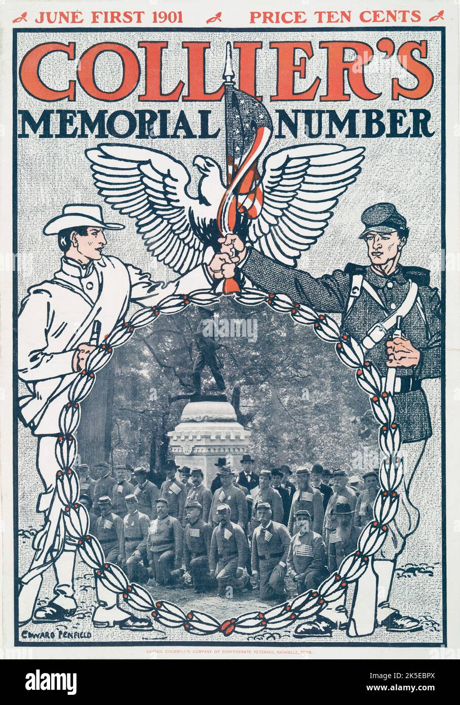 Collier's, Memorial Number , June First 1901, Price Ten Cents, c1890 ...