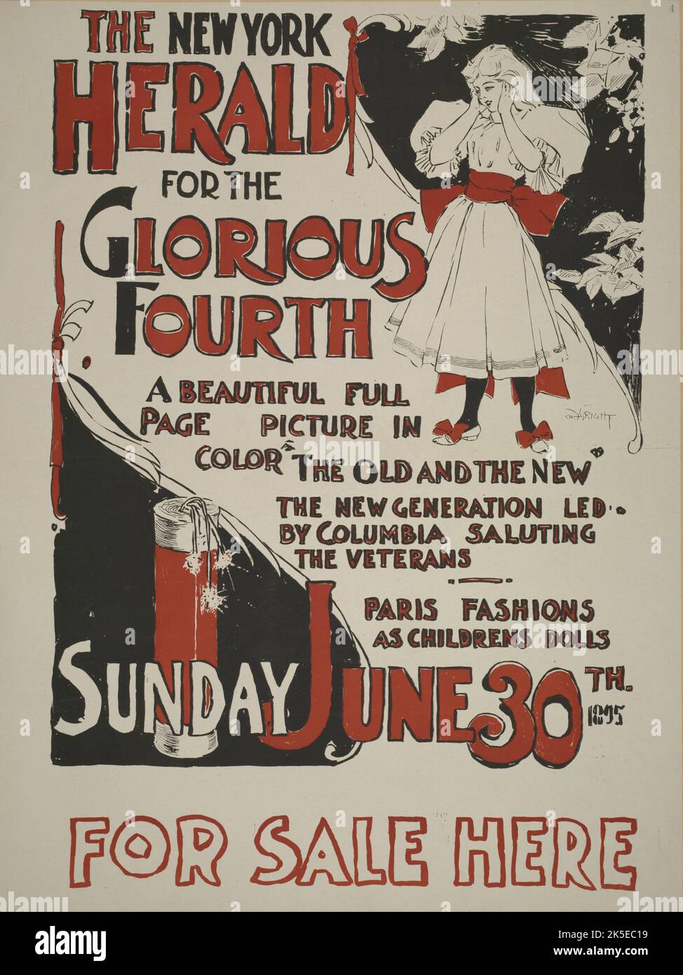 The New York Sunday herald for the glorious fourth. Sunday June 30th ...