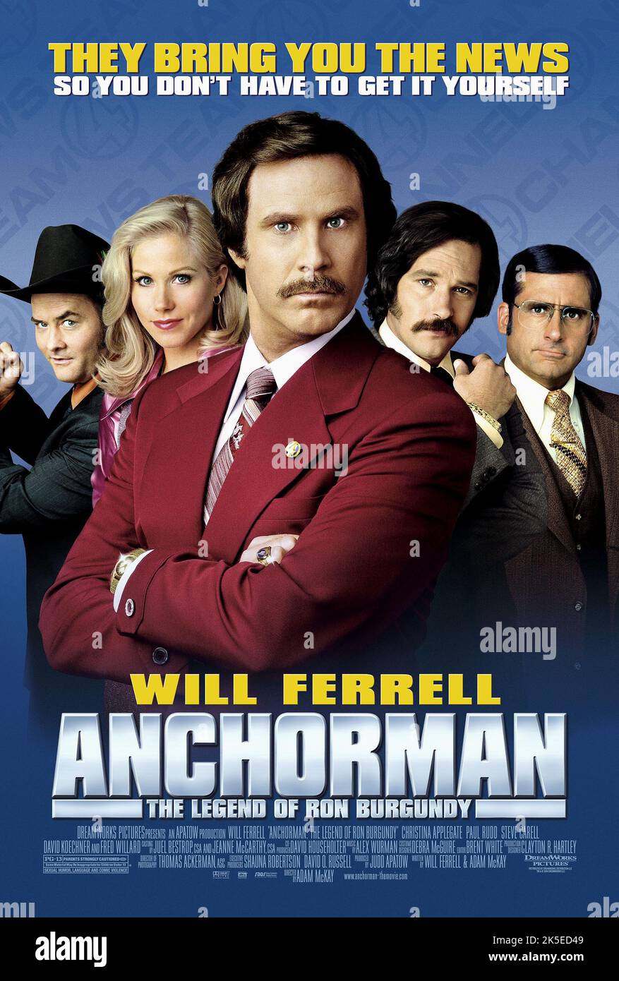 DAVID KOECHNER, CHRISTINA APPLEGATE, WILL FERRELL, PAUL RUDD, STEVE ...