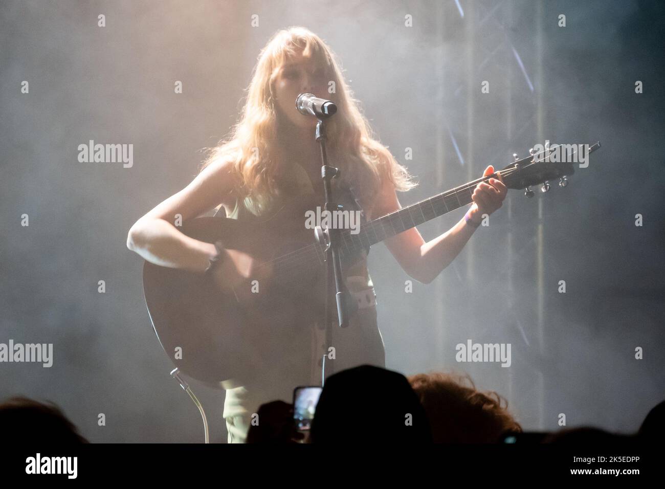 Jockstrap play live at Norwich Arts Centre, Norwich -PICTURED: Georgia ...