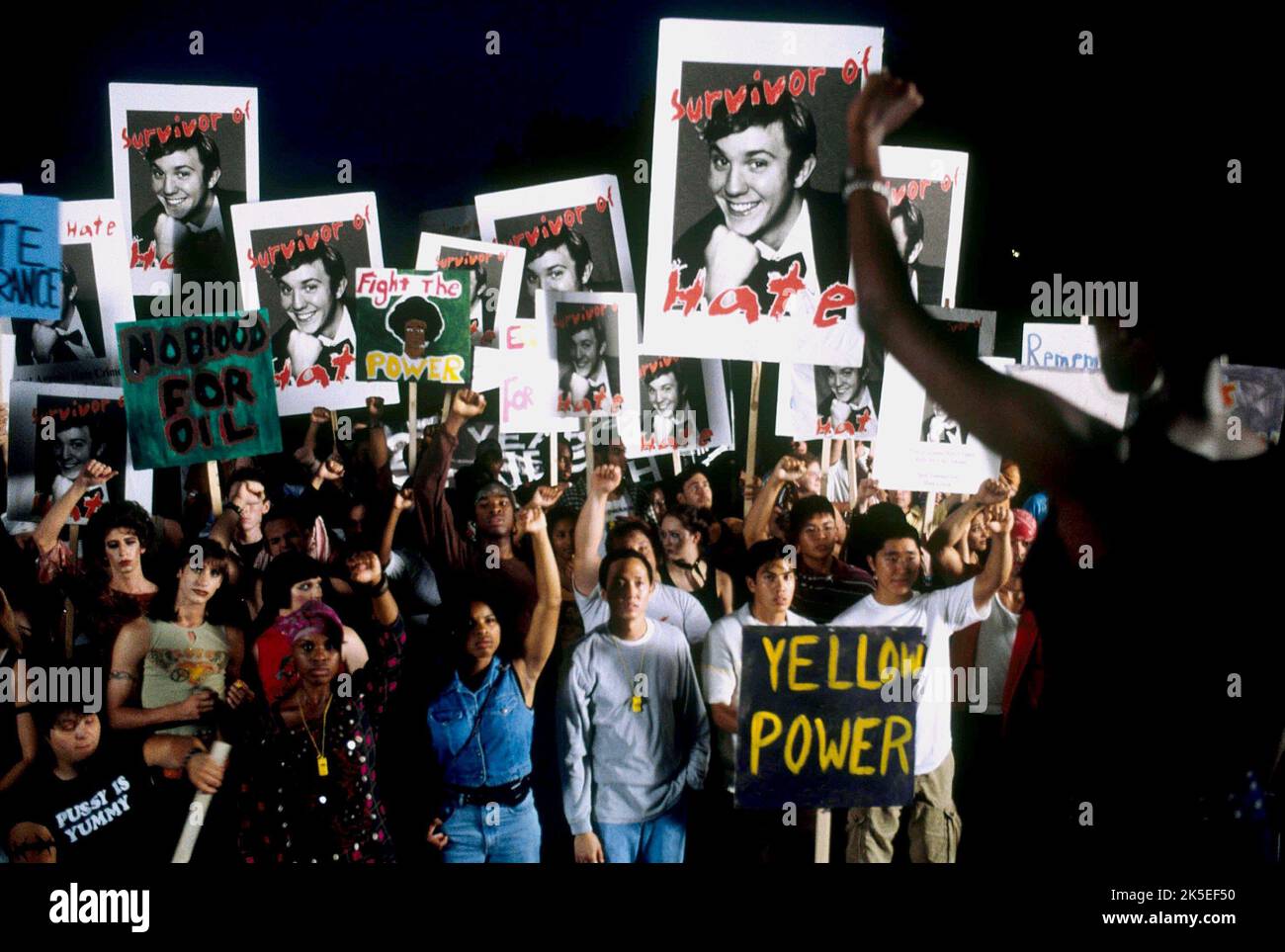 STUDENT DEMONSTRATION SCENE, FRESHMAN ORIENTATION, 2004 Stock Photo - Alamy
