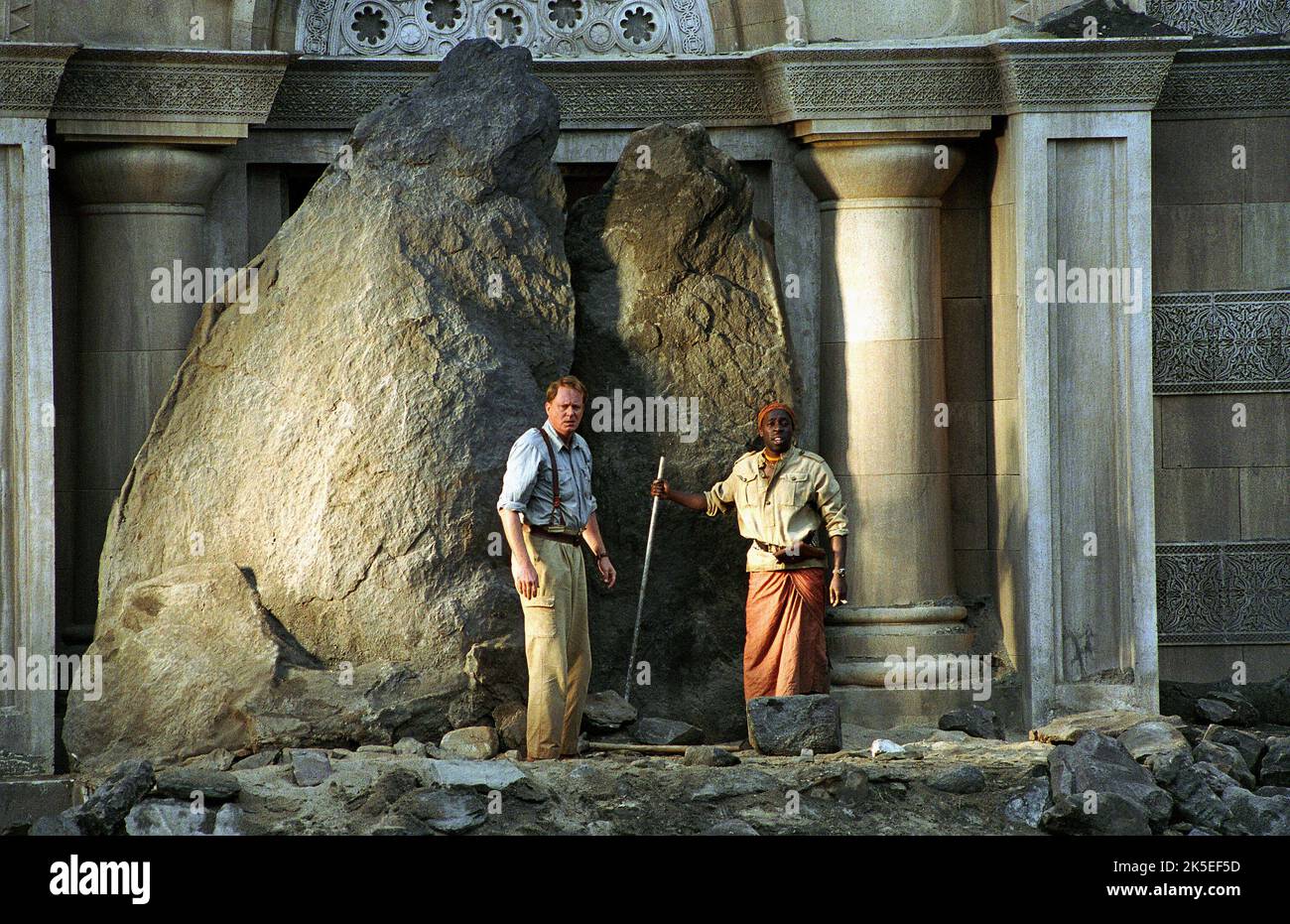 STELLAN SKARSGARD, ANDREW FRENCH, EXORCIST: THE BEGINNING, 2004 Stock ...