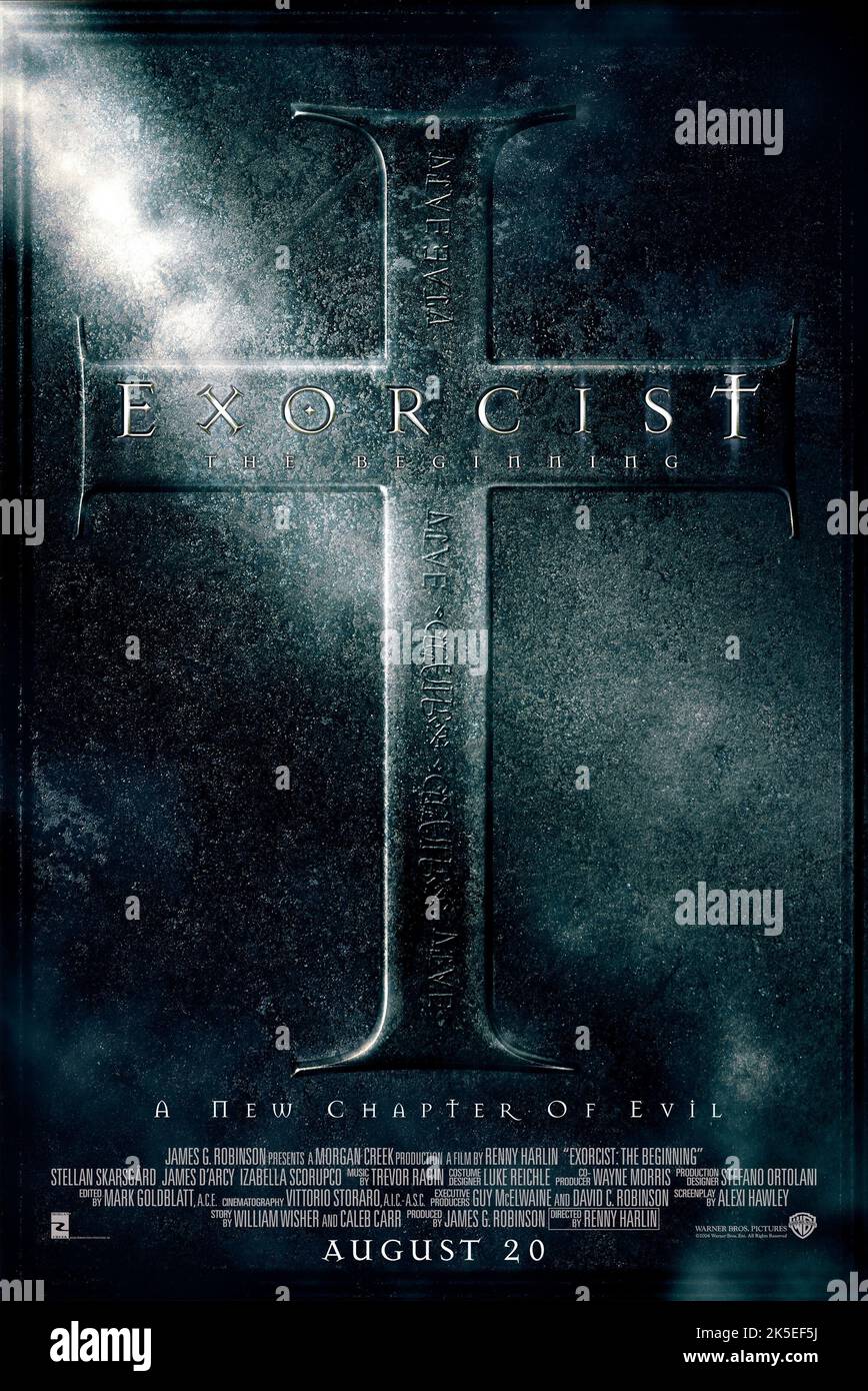 FILM POSTER, EXORCIST: THE BEGINNING, 2004 Stock Photo - Alamy