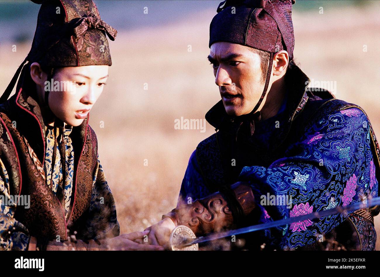 ZIYI ZHANG, TAKESHI KANESHIRO, HOUSE OF FLYING DAGGERS, 2004 Stock ...