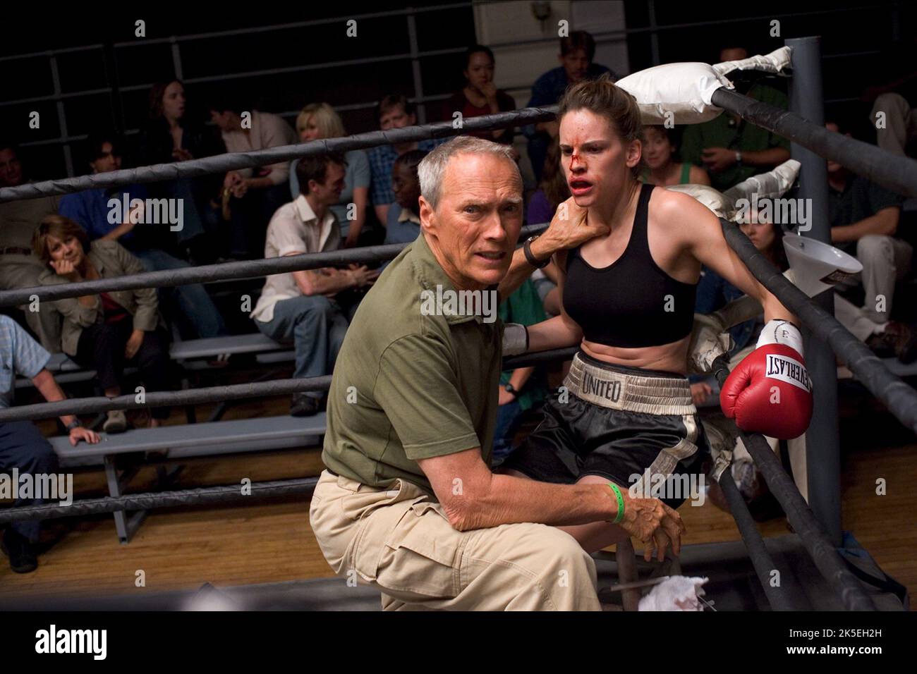 CLINT EASTWOOD, HILARY SWANK, MILLION DOLLAR BABY, 2004 Stock Photo - Alamy