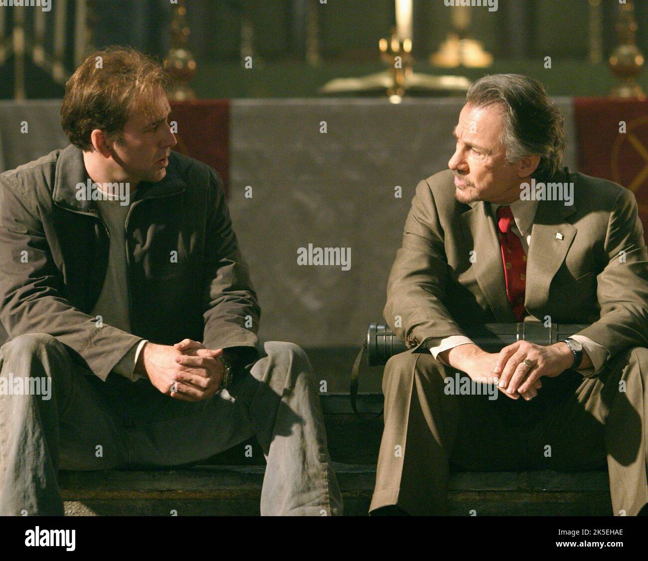 NICOLAS CAGE, HARVEY KEITEL, NATIONAL TREASURE, 2004 Stock Photo - Alamy