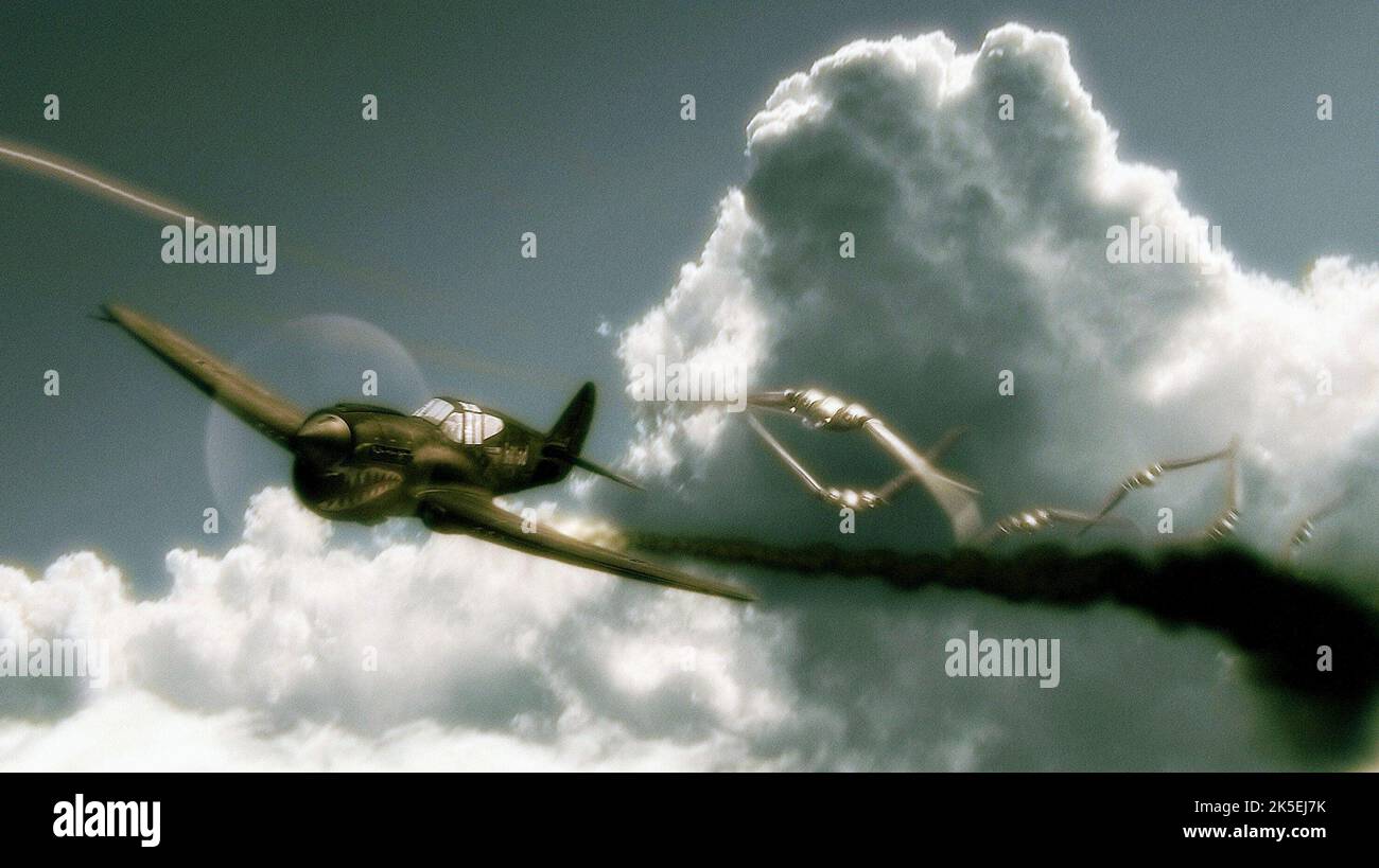 AIRCRAFT SCENE, SKY CAPTAIN AND THE WORLD OF TOMORROW, 2004 Stock Photo ...