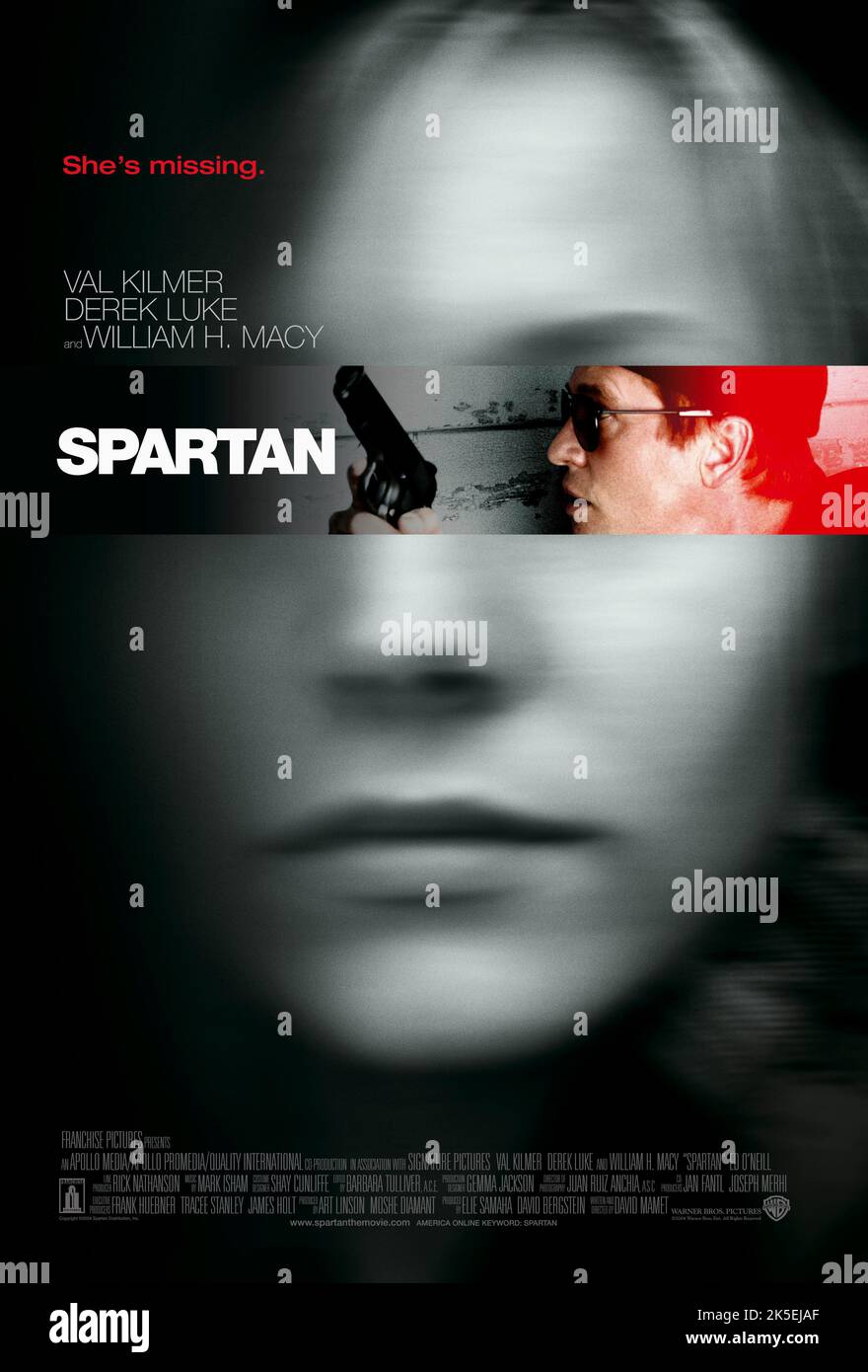 FILM POSTER, SPARTAN, 2004 Stock Photo - Alamy