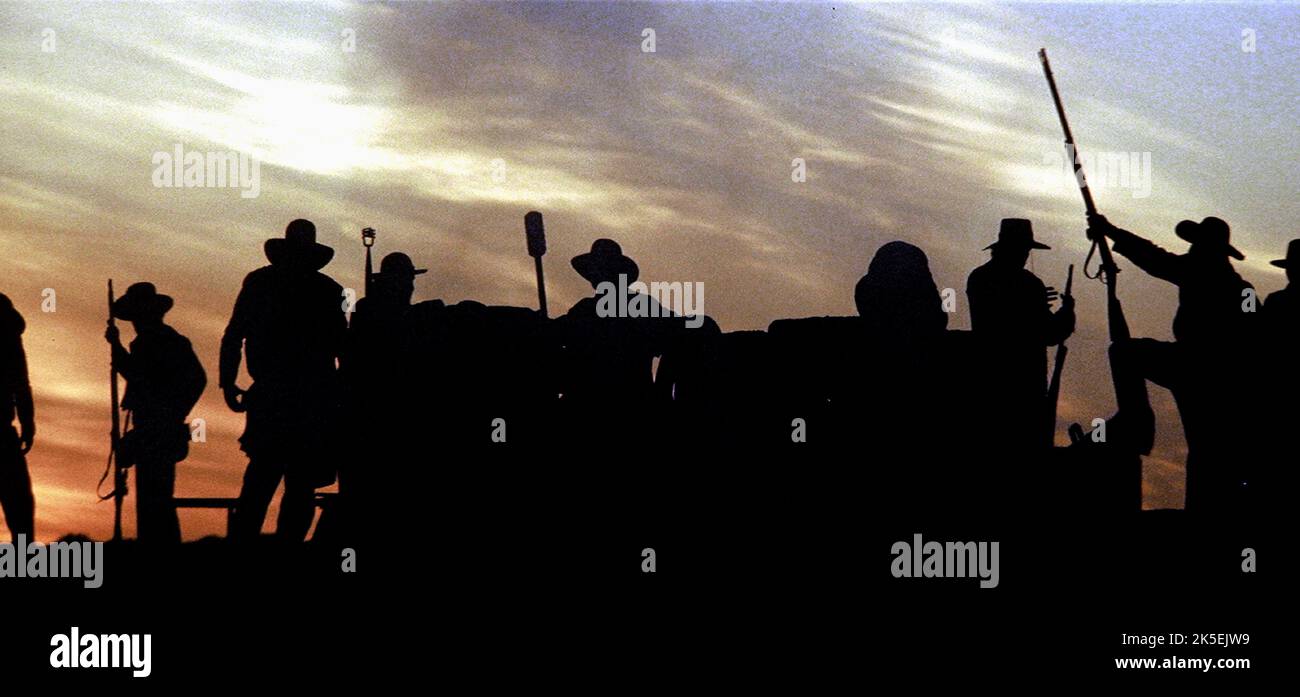 SOLDIERS SILHOUETTE, THE ALAMO, 2004 Stock Photo - Alamy