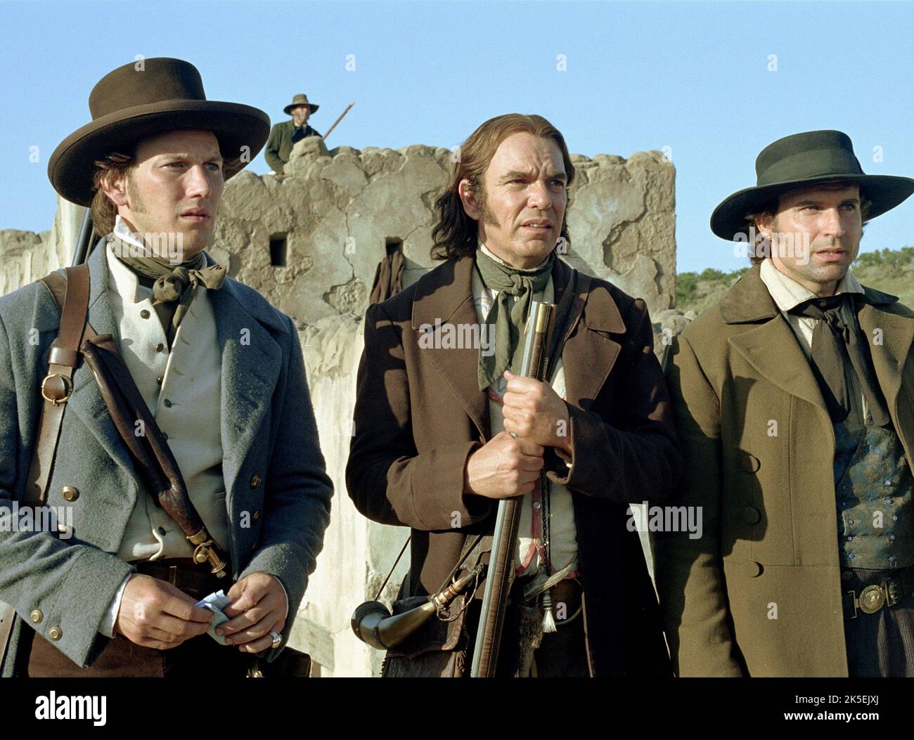 PATRICK WILSON, BILLY BOB THORNTON, JASON PATRIC, THE ALAMO, 2004 Stock ...
