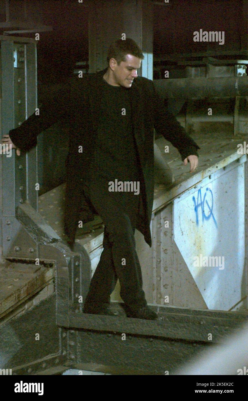 MATT DAMON, THE BOURNE SUPREMACY, 2004 Stock Photo - Alamy