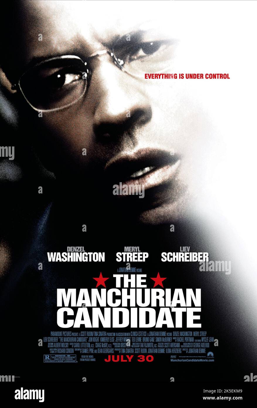 DENZEL WASHINGTON, THE MANCHURIAN CANDIDATE, 2004 Stock Photo - Alamy
