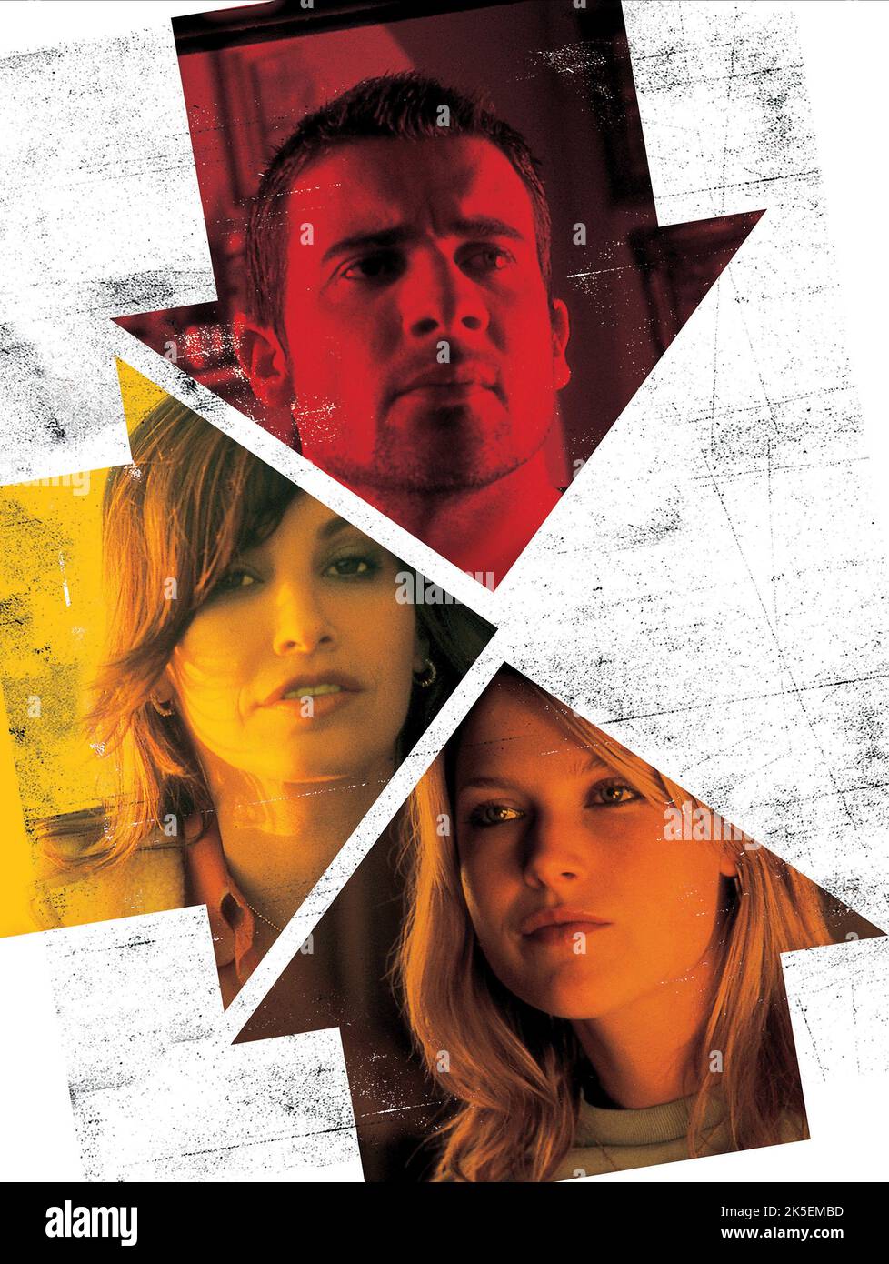 DOMINIC PURCELL, GINA GERSHON, ALI LARTER, THREE WAY, 2004 Stock Photo ...