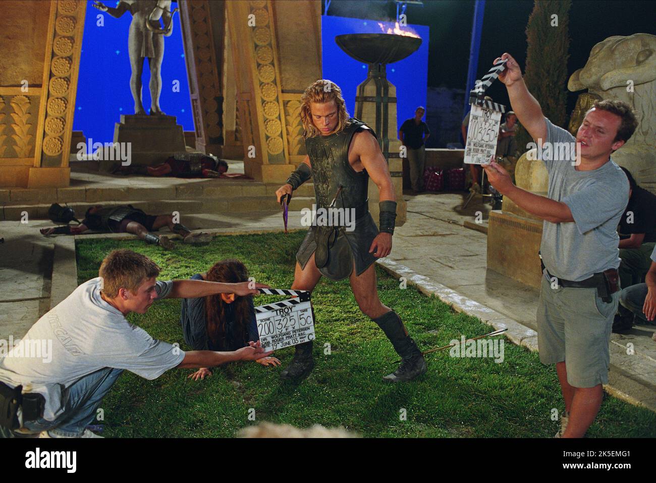BRAD PITT, TROY, 2004 Stock Photo - Alamy