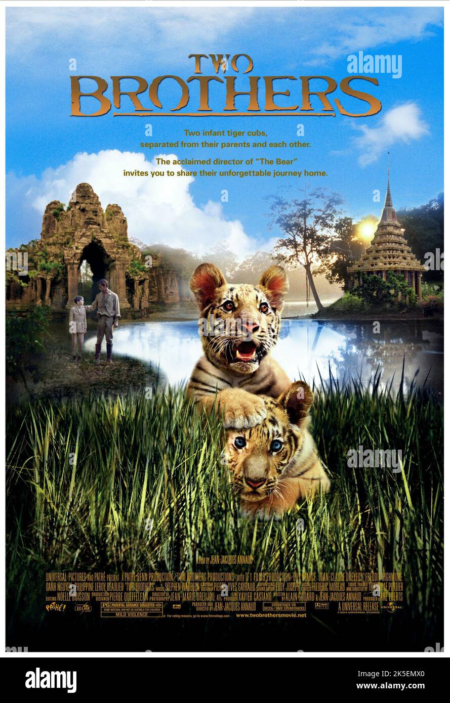 KUMAL, SANGHA THE TIGER CUBS, TWO BROTHERS, 2004 Stock Photo - Alamy