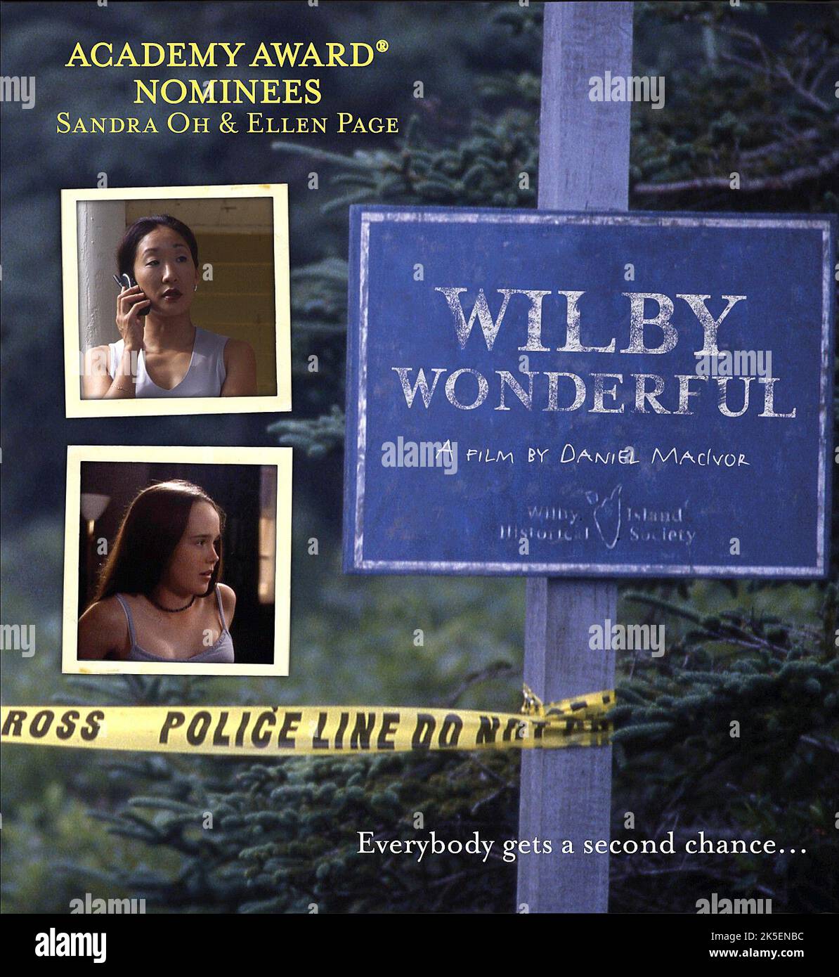 SANDRA OH, ELLEN PAGE POSTER, WILBY WONDERFUL, 2004 Stock Photo - Alamy