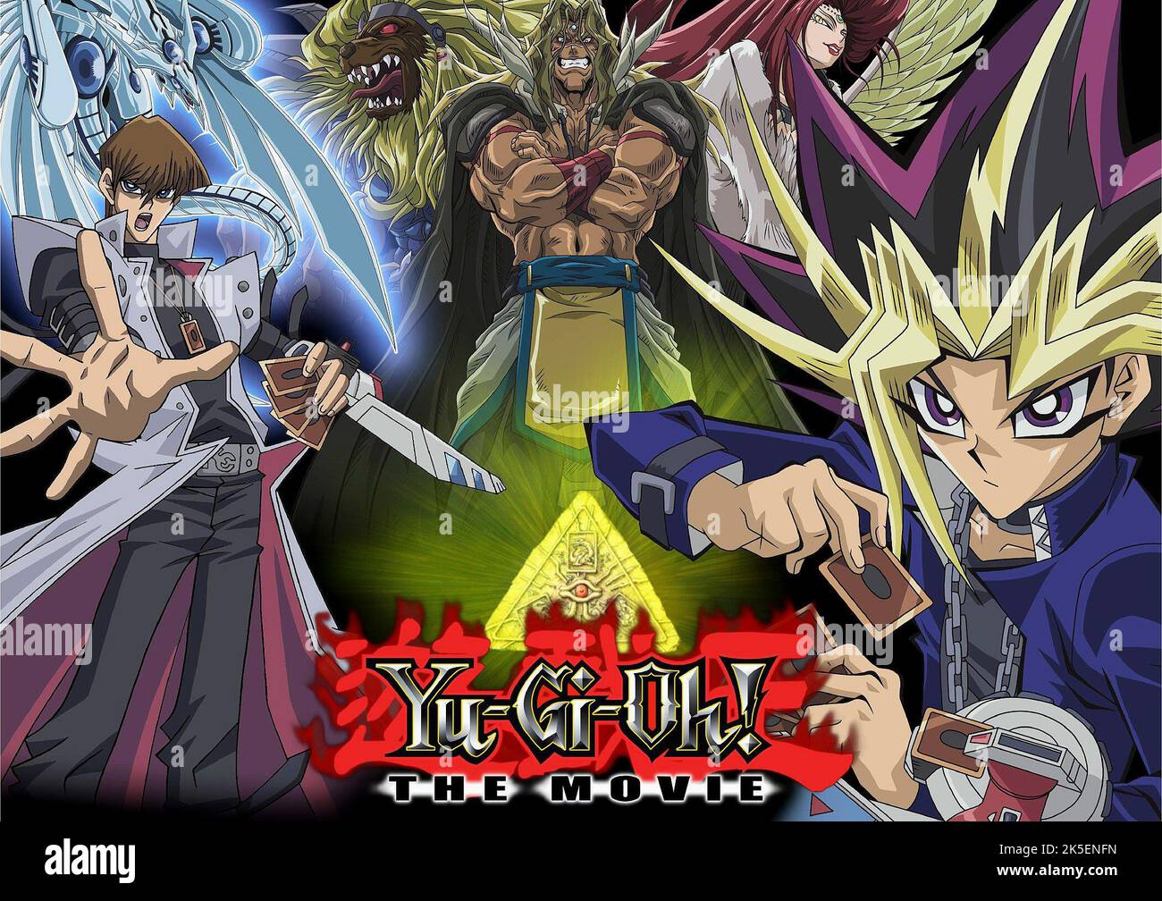 BLUE-EYES SHINING DRAGON, KAIBA, ANDRO SPHINX, ANUBIS, SPHINX TELEIA, YUGI, YU-GI-OH! THE MOVIE ...