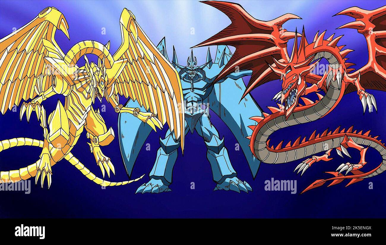 SILFER THE SKY DRAGON, WINGED DRAGON OF RA, OBELISK THE TORMENTOR, YU ...
