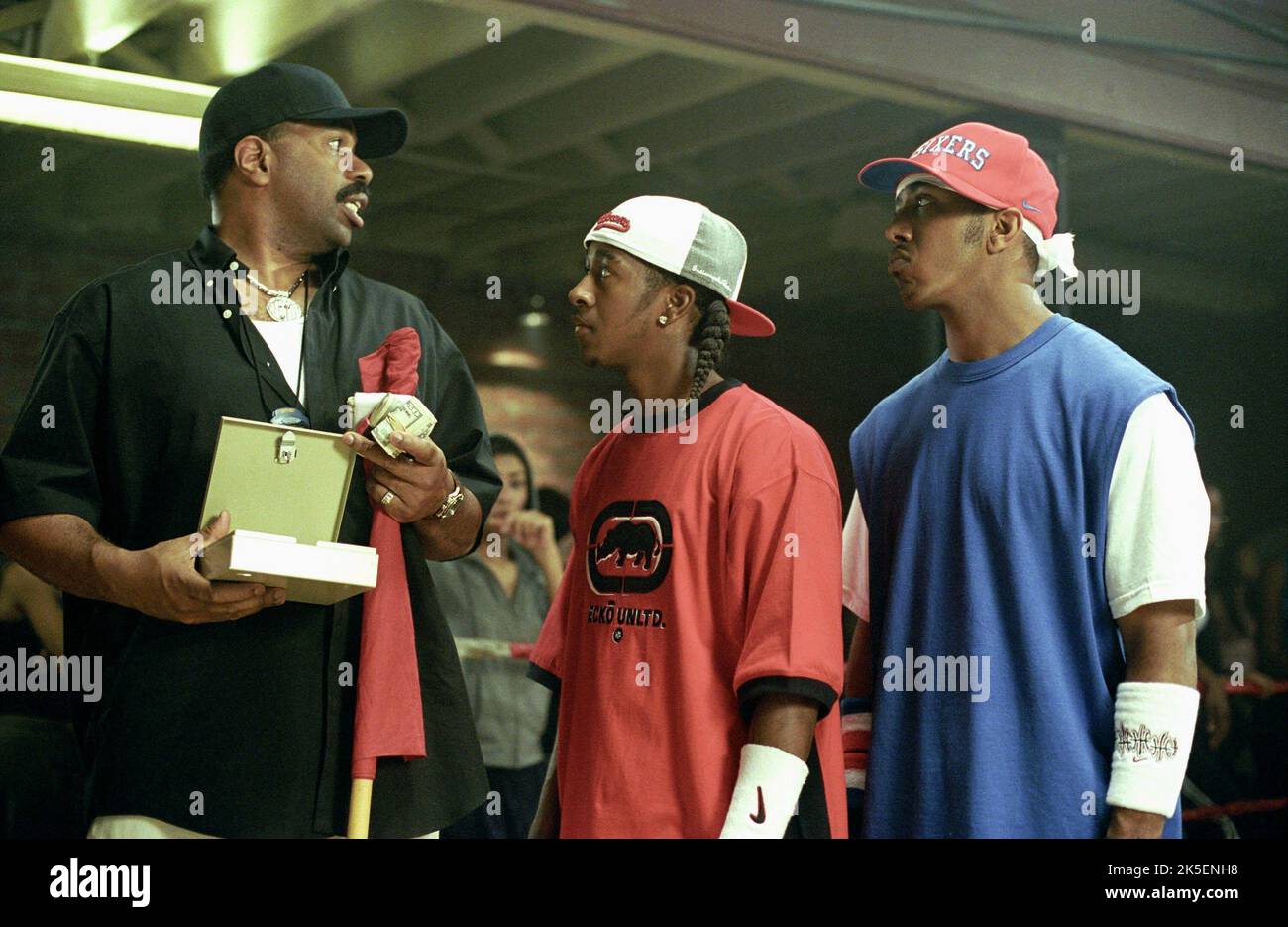 STEVE HARVEY, OMARION, MARQUES HOUSTON, YOU GOT SERVED, 2004 Stock ...