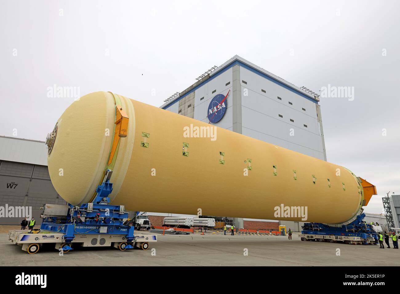 Core stage components for NASA’s Artemis II SLS rocket are being joined ...