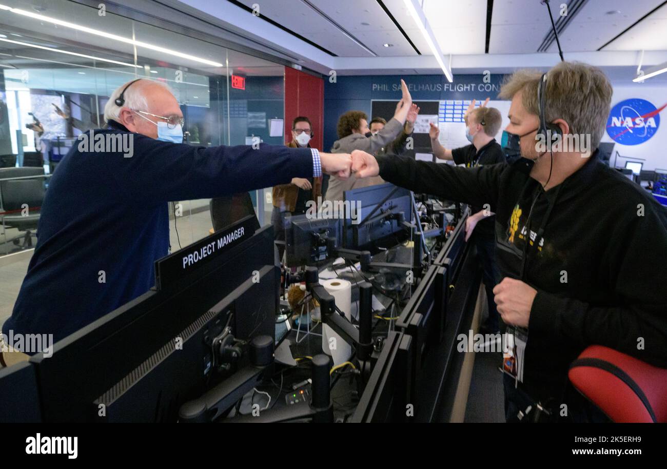NASA James Webb Space Telescope Project Manager Bill Ochs, left, NASA ...