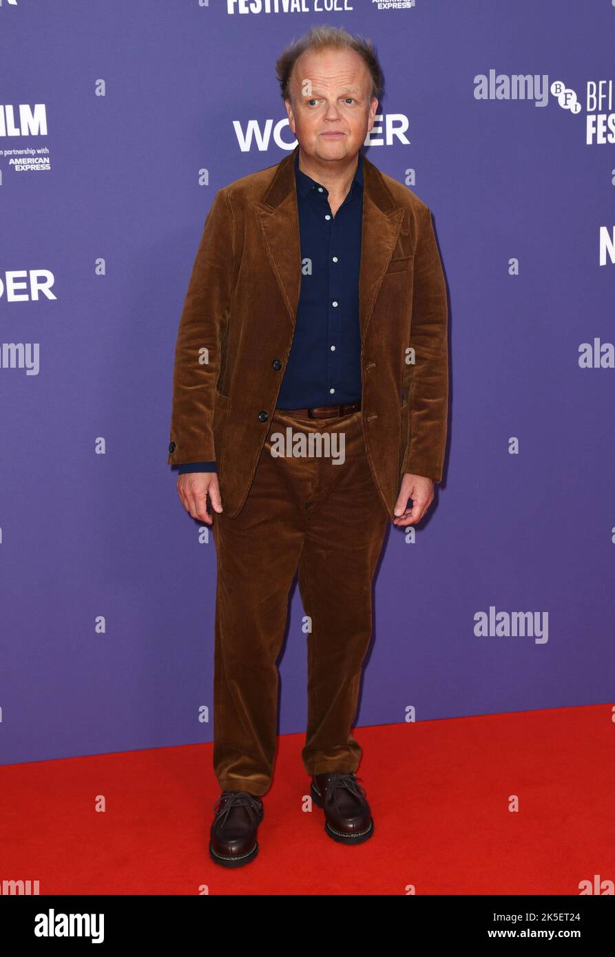 October 7th, 2022. London, UK. Toby Jones arriving at the BFI London ...