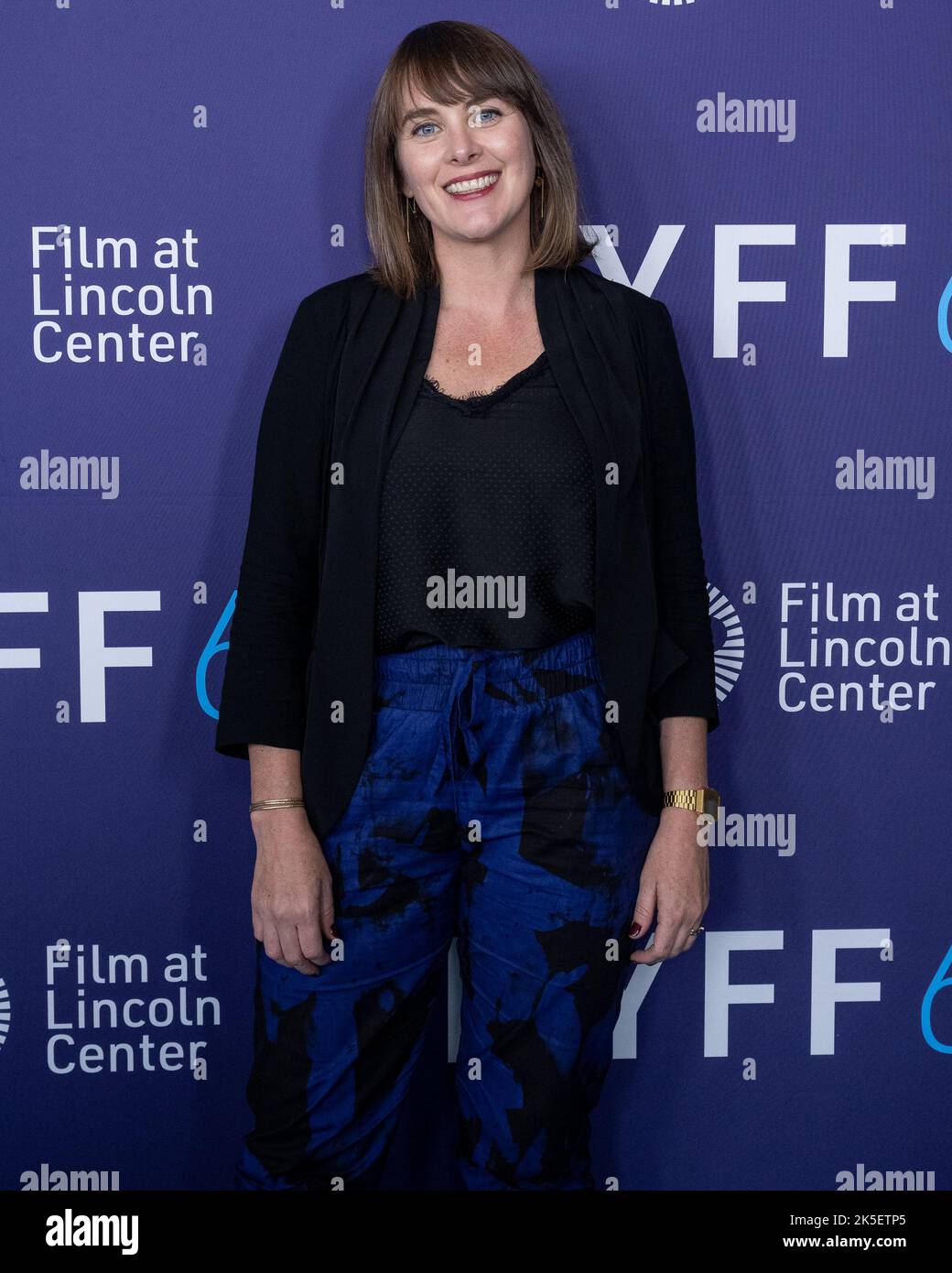 New York, USA. 07th Oct, 2022. Amy Foote arrives for the presentation ...
