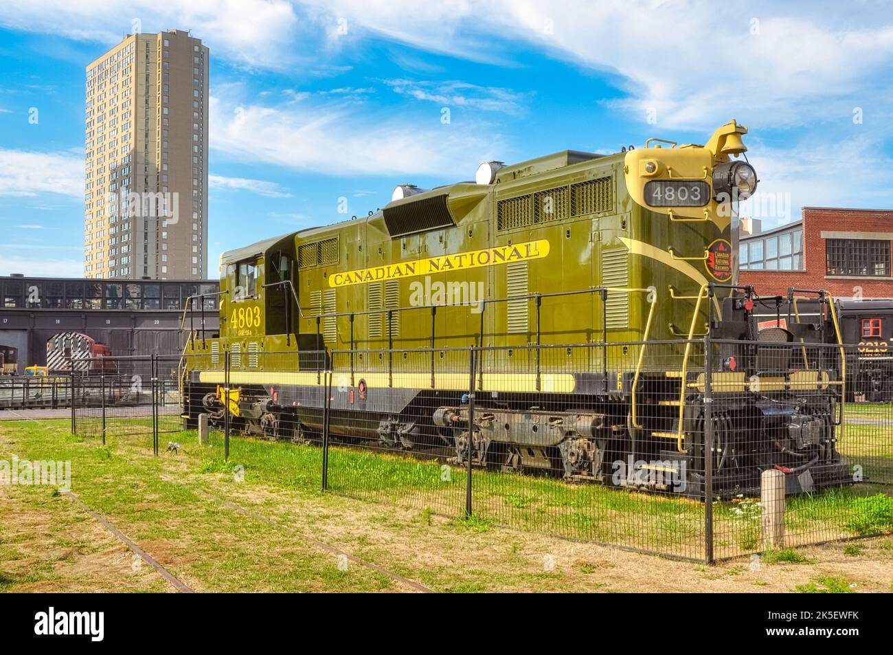 roundhouse park, railroad museum, toronto, canada, 2011 Stock Photo - Alamy