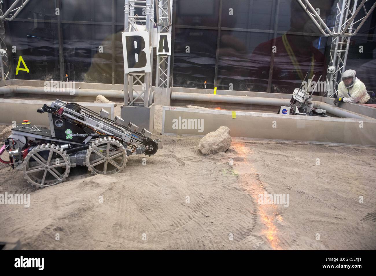 A robotic miner from Marquette University in Milwaukee, Wisconsin ...