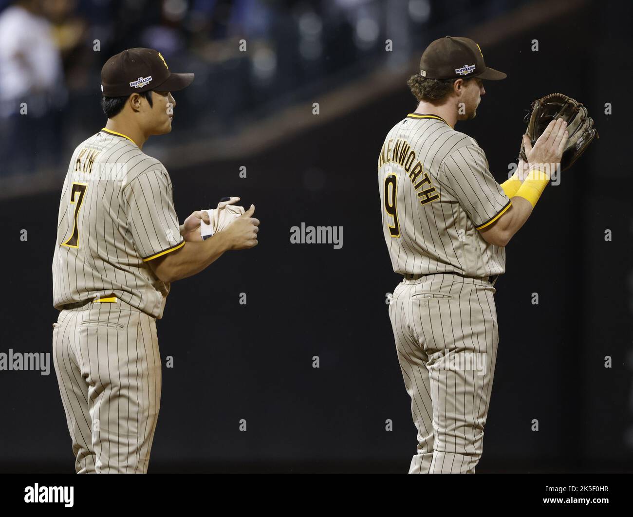 New York, USA. 07th Oct, 2022. San Diego Padres Jake Cronenworth (R ...