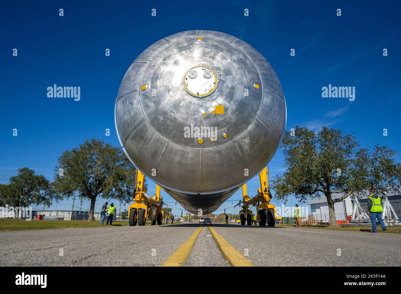 The liquid hydrogen tank that will be part of the Space Launch System ...