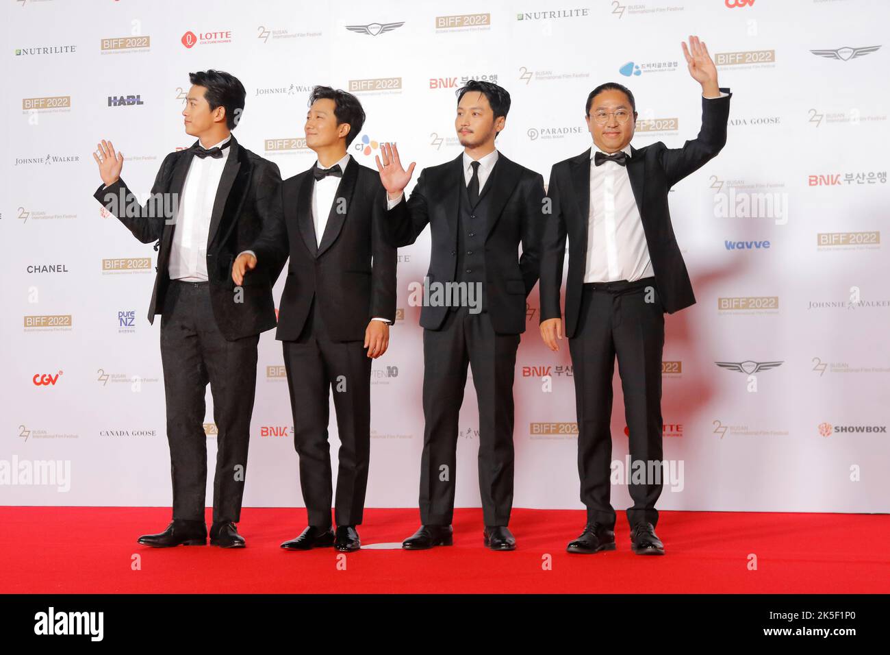 Oct 5, 2022-Busan, South Korea-(From left) Actor Ok Taec Yeon, Park Hae ...