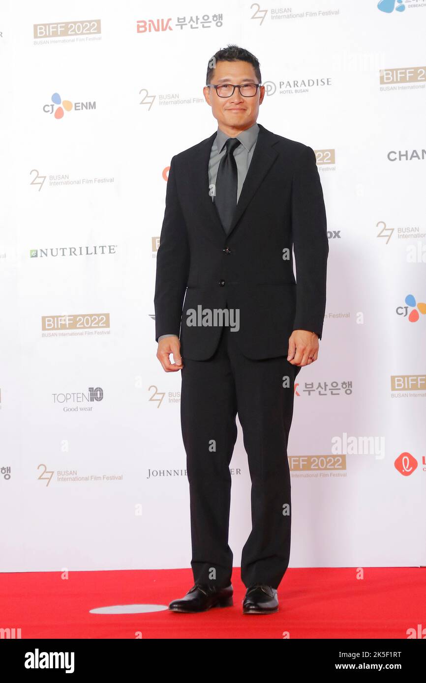 Oct 5, 2022-Busan, South Korea-Actor Daniel Dae Kim pose for take a ...