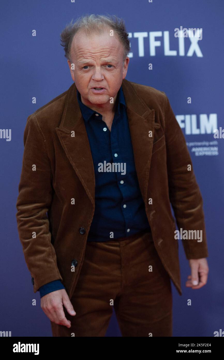 Toby Jones attending The Wonder Premiere as part of the 66th BFI London ...