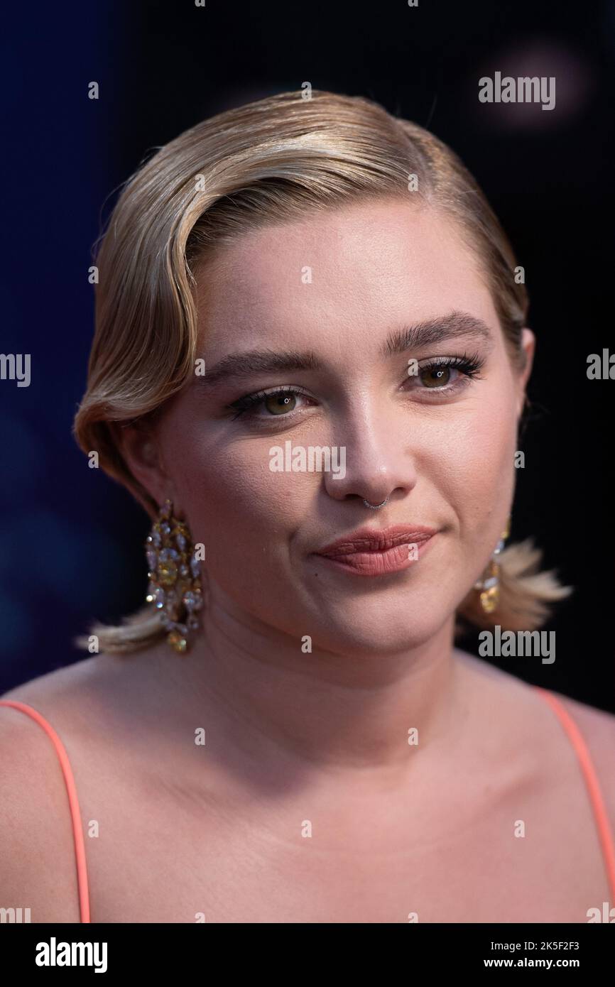 Florence Pugh attending The Wonder Premiere as part of the 66th BFI ...