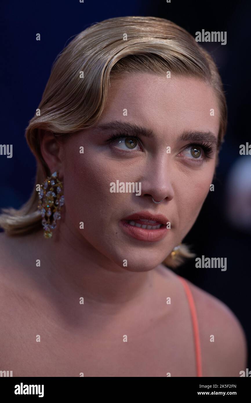 Florence Pugh attending The Wonder Premiere as part of the 66th BFI ...