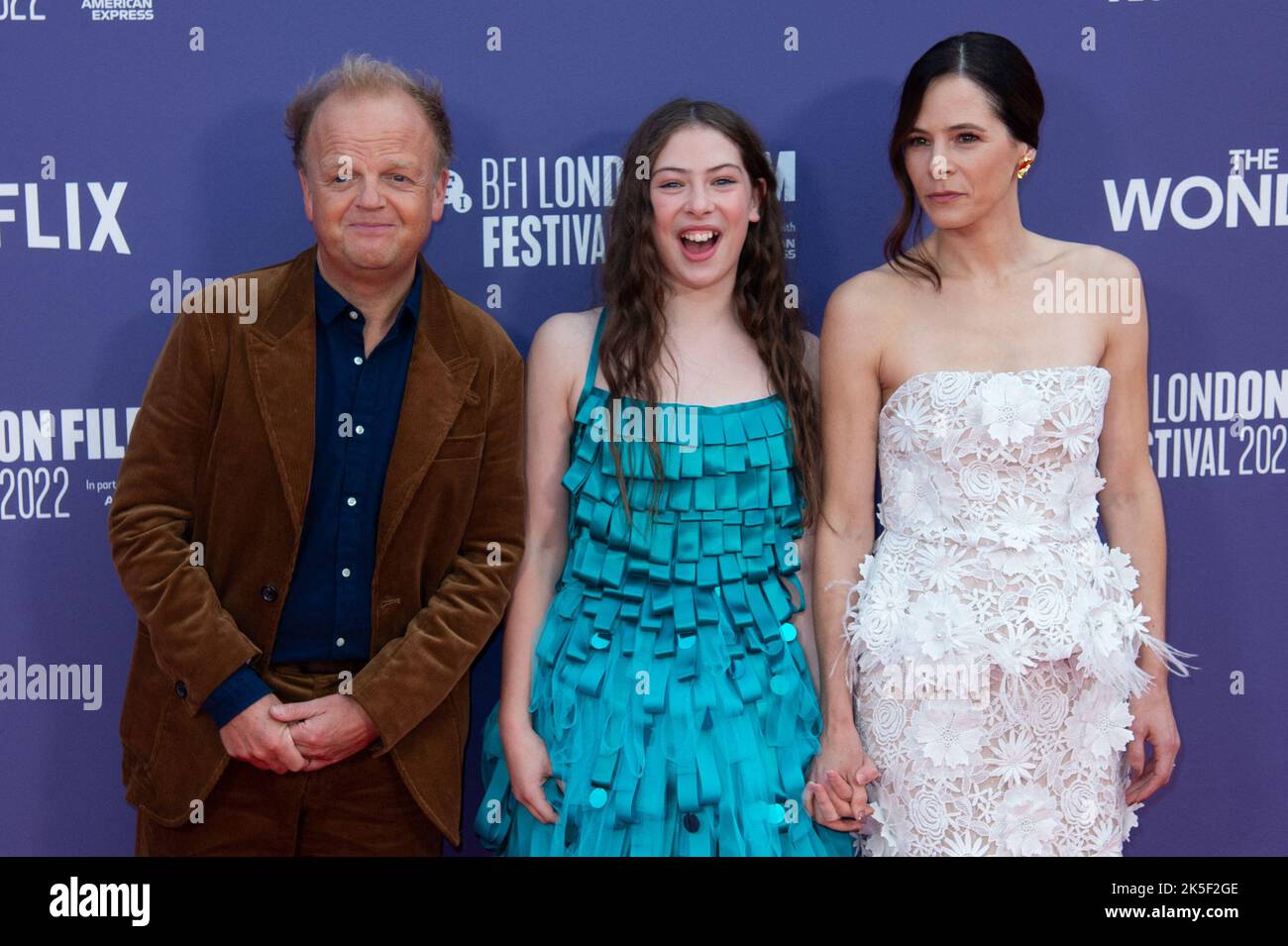Toby Jones, Kila Lord Cassidy and Elaine Cassidy attending The Wonder ...