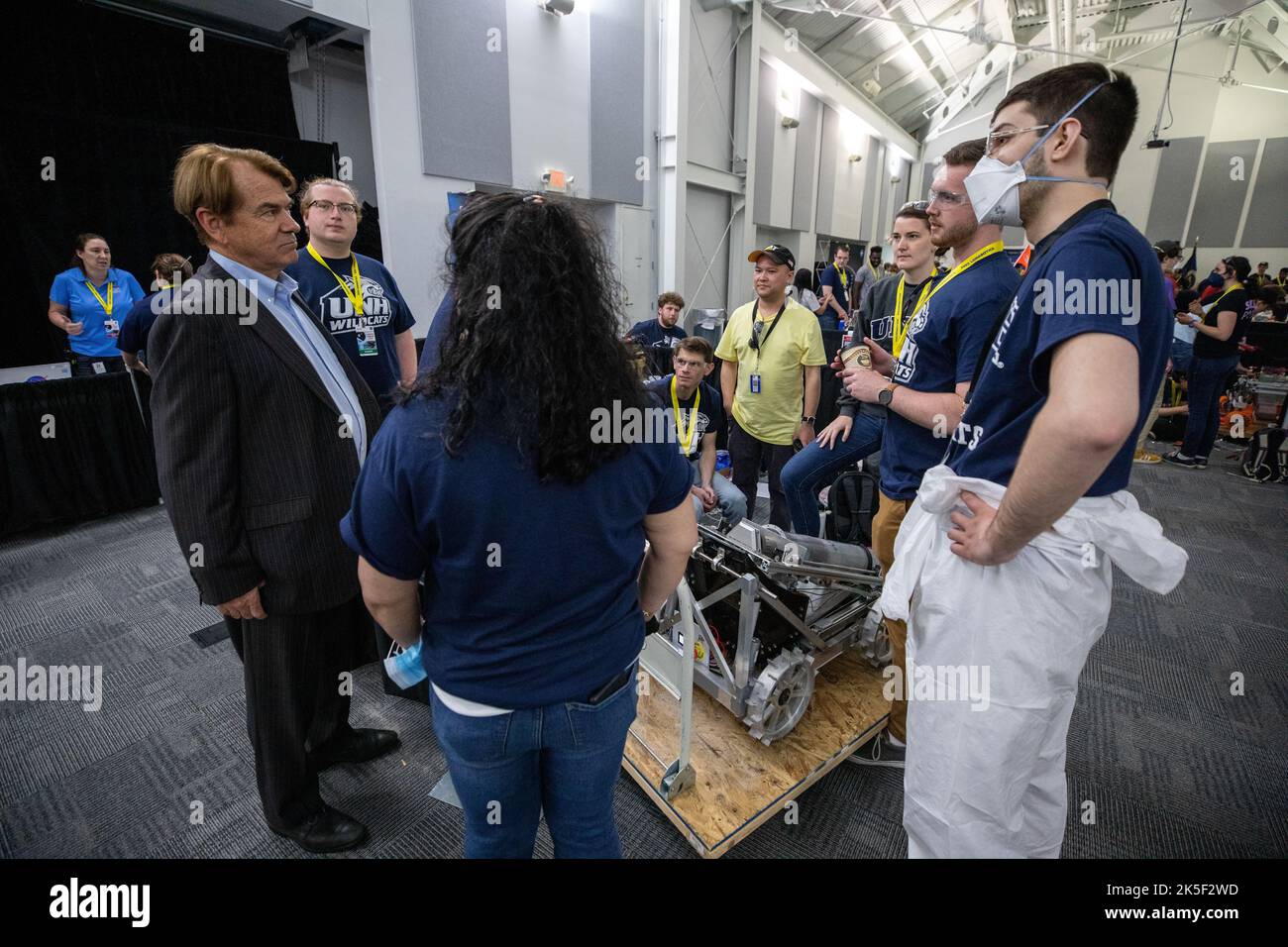 Thad Altman, far left, chairman and CEO of the Astronaut Memorial ...