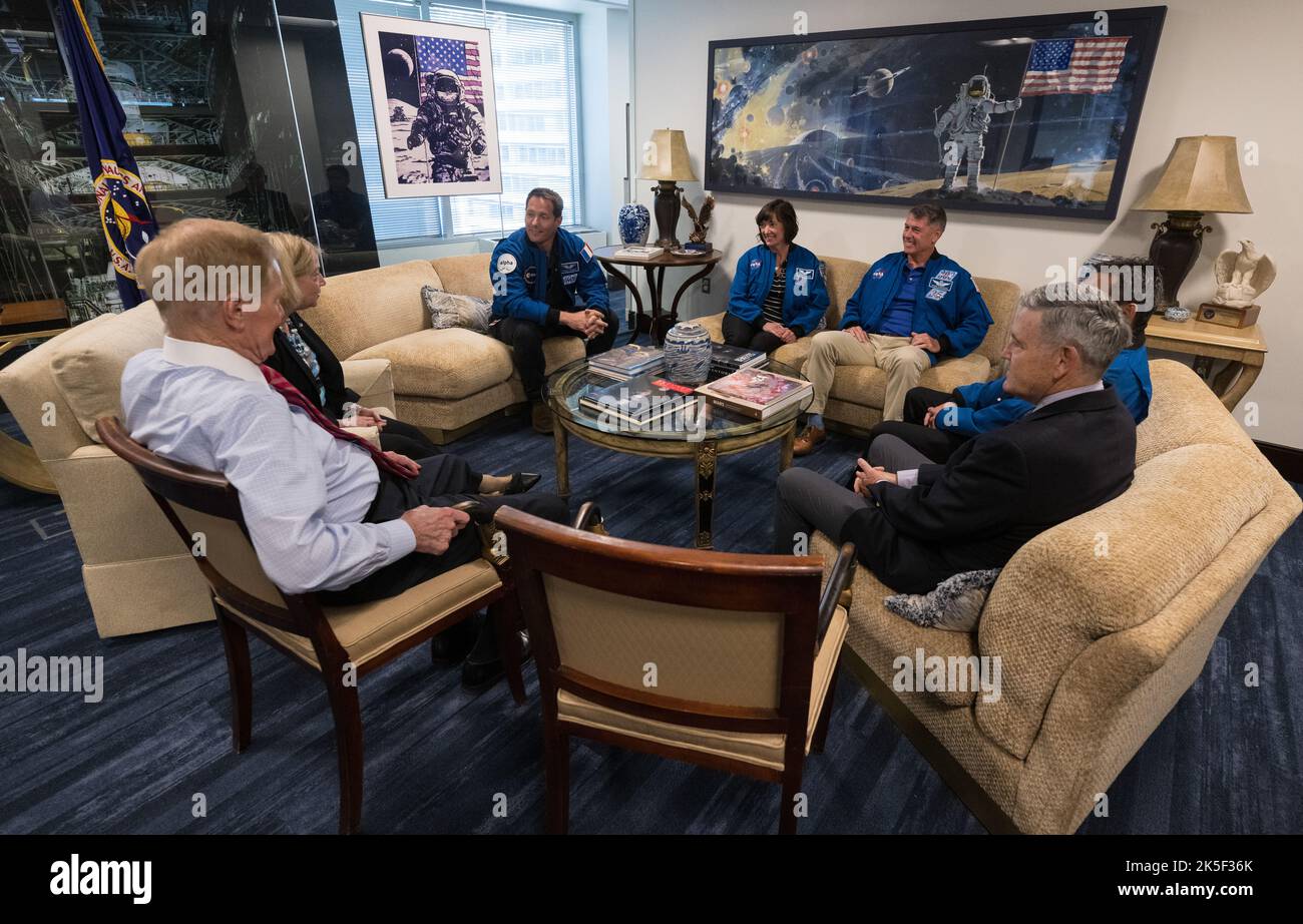 From left to right, NASA Administrator Bill Nelson, NASA Deputy ...
