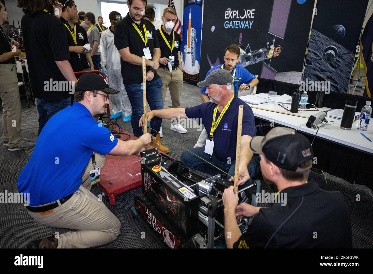 Students from the University of Nebraska-Lincoln prepare their robotic ...