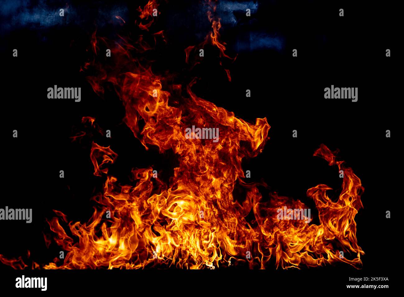 The fire, burning flame. Large burning flaming fire Stock Photo - Alamy