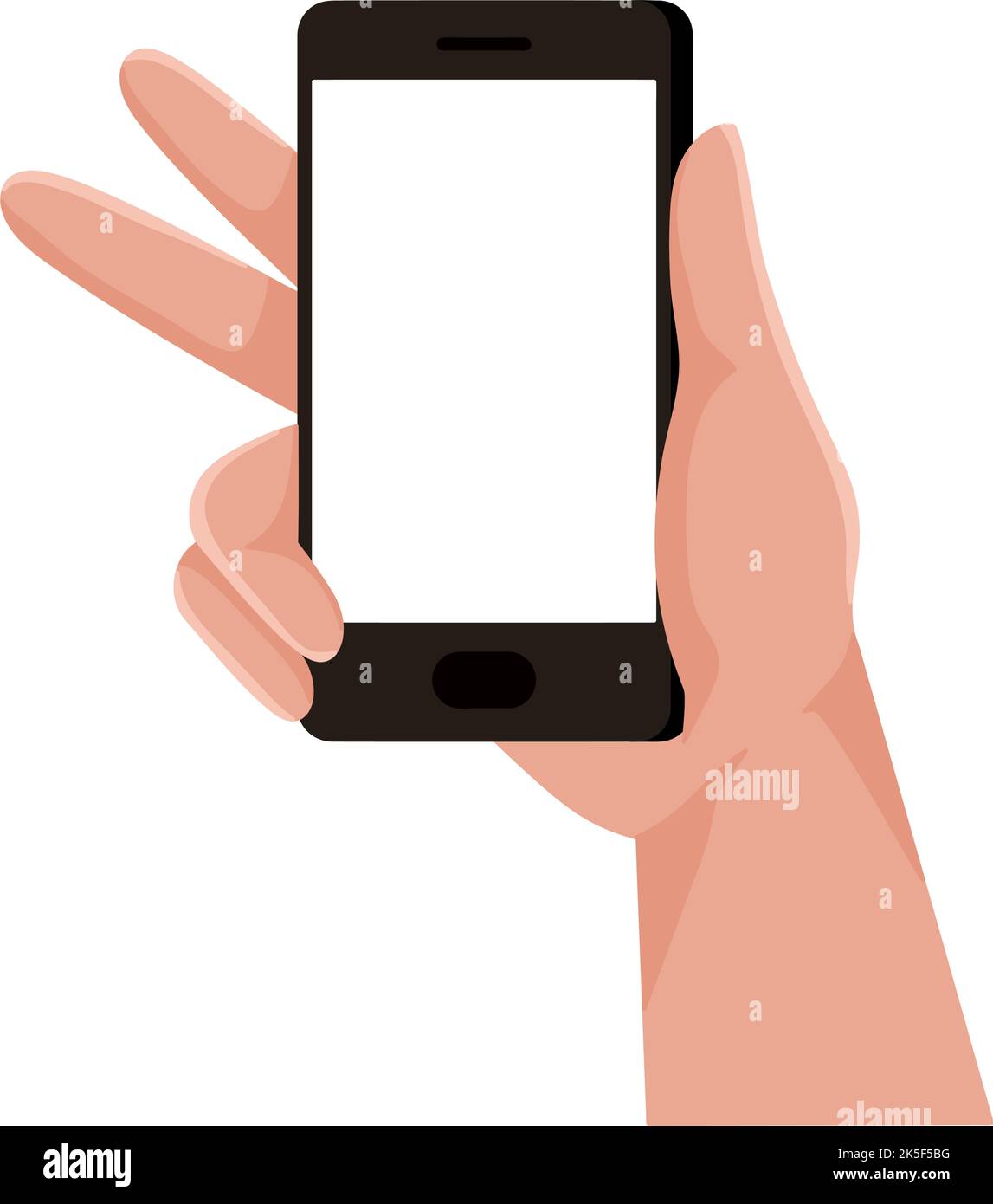 hand with smartphone Stock Vector Image & Art - Alamy
