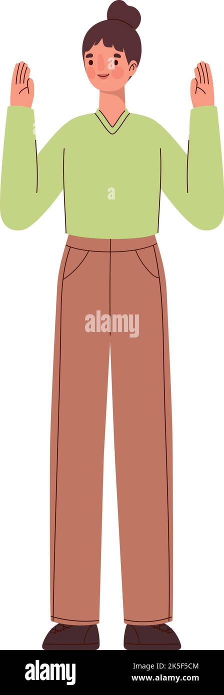 standing woman design Stock Vector Image & Art - Alamy